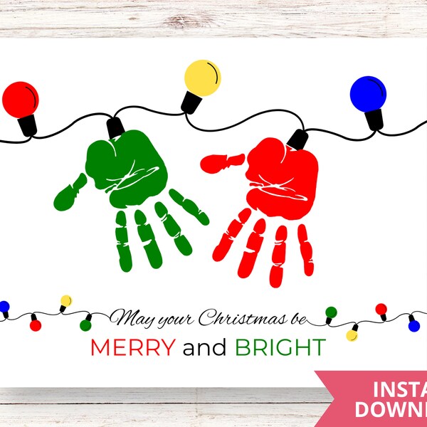 Christmas Handprint - Etsy