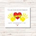 Happy Grandparents Day 2024 Handprint Art Card Keepsake Grandparents ...