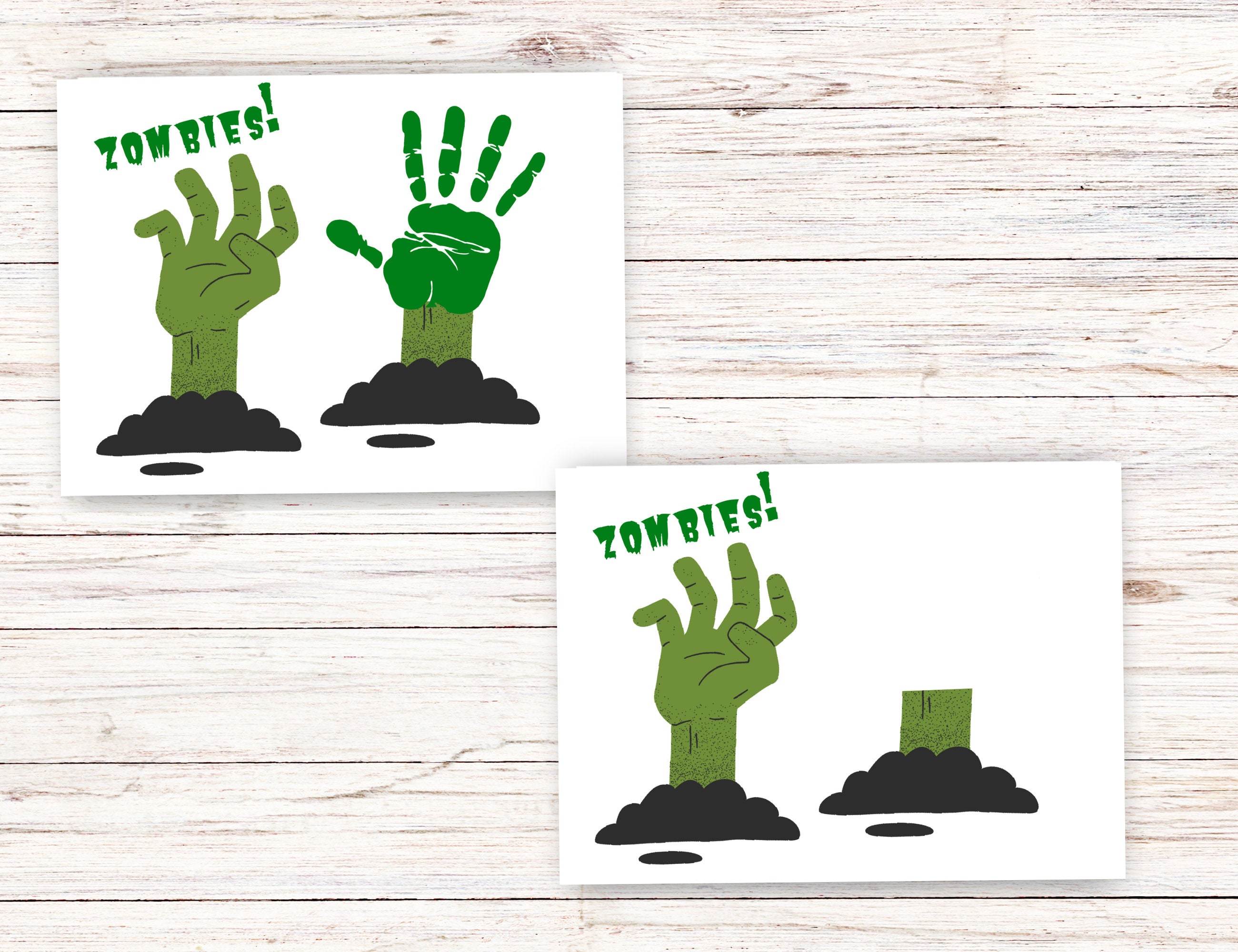 Happy Halloween Handprint Art Craft Keepsake halloween - Etsy