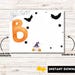 Boo Handprint Craft, Printable Halloween Handprint Art, Halloween BOO ...