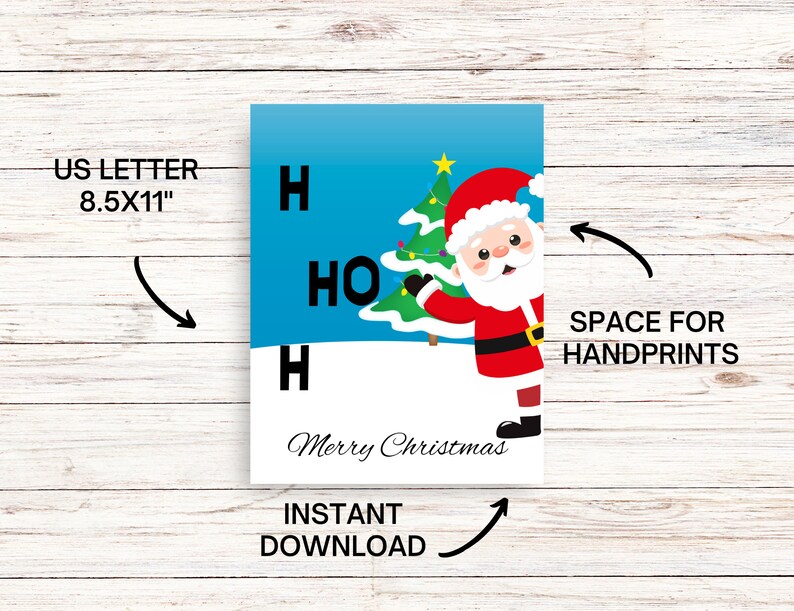 Santa Clause Handprint| Christmas Handprint Art Ideas| Kids Handprint ...