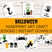Happy Halloween Handprint Art Craft Keepsake |halloween Handprint ...