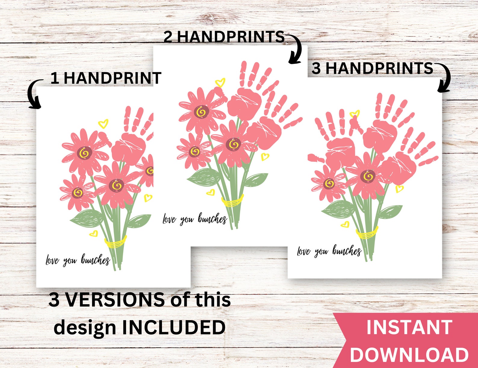 Mothers Day Handprint Bundle| Mothers Day Handprint Activity| Mothers ...