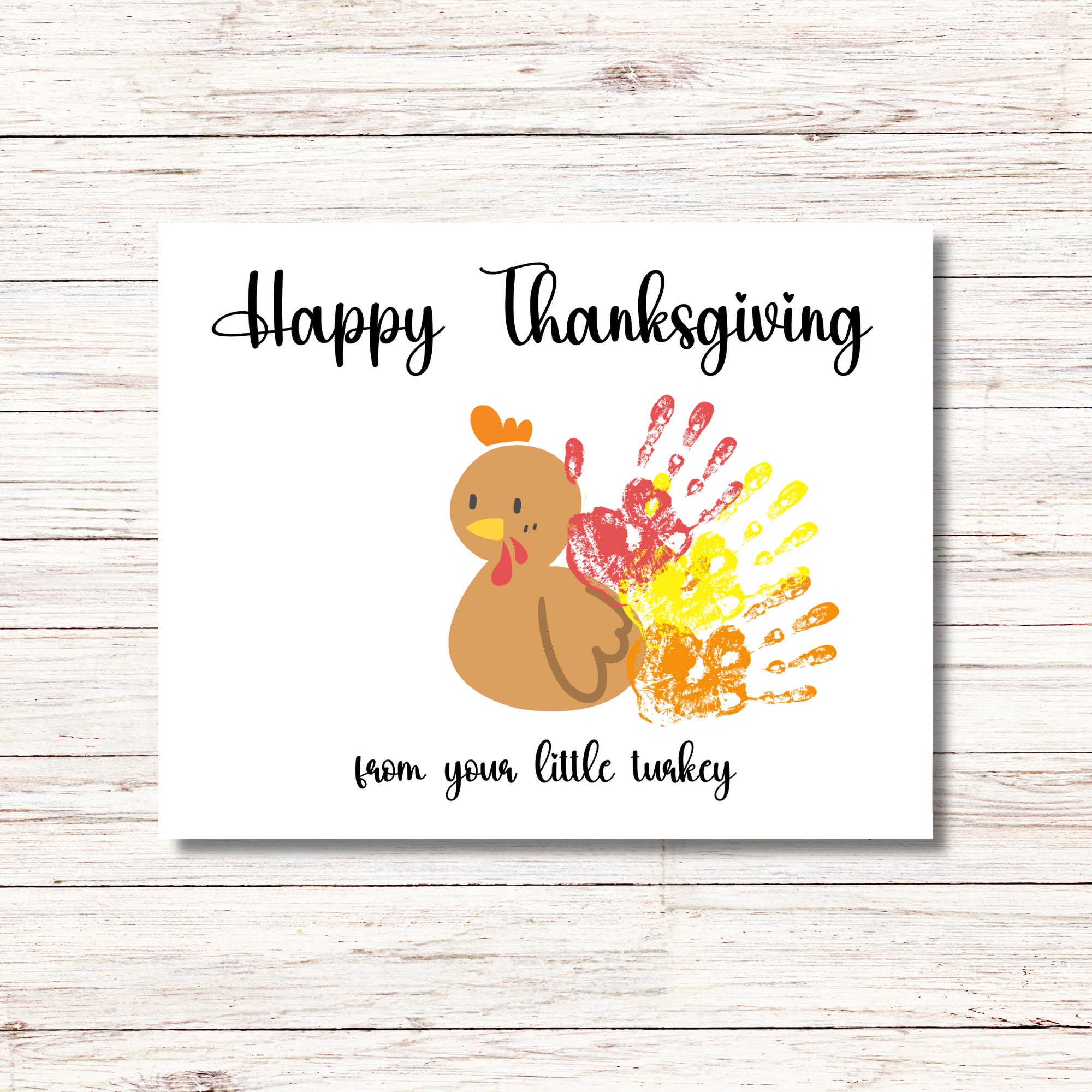 Thanksgiving Turkey Handprint Art| Turkey Handprint Preschool ...