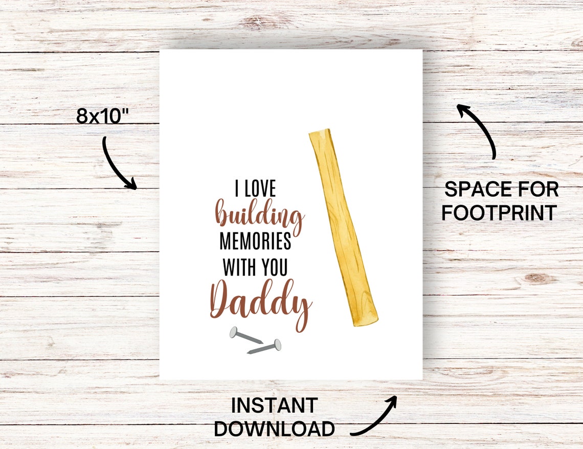 Hammer Footprint Art, Daddy Footprint Art |father's Day Footprint Art ...