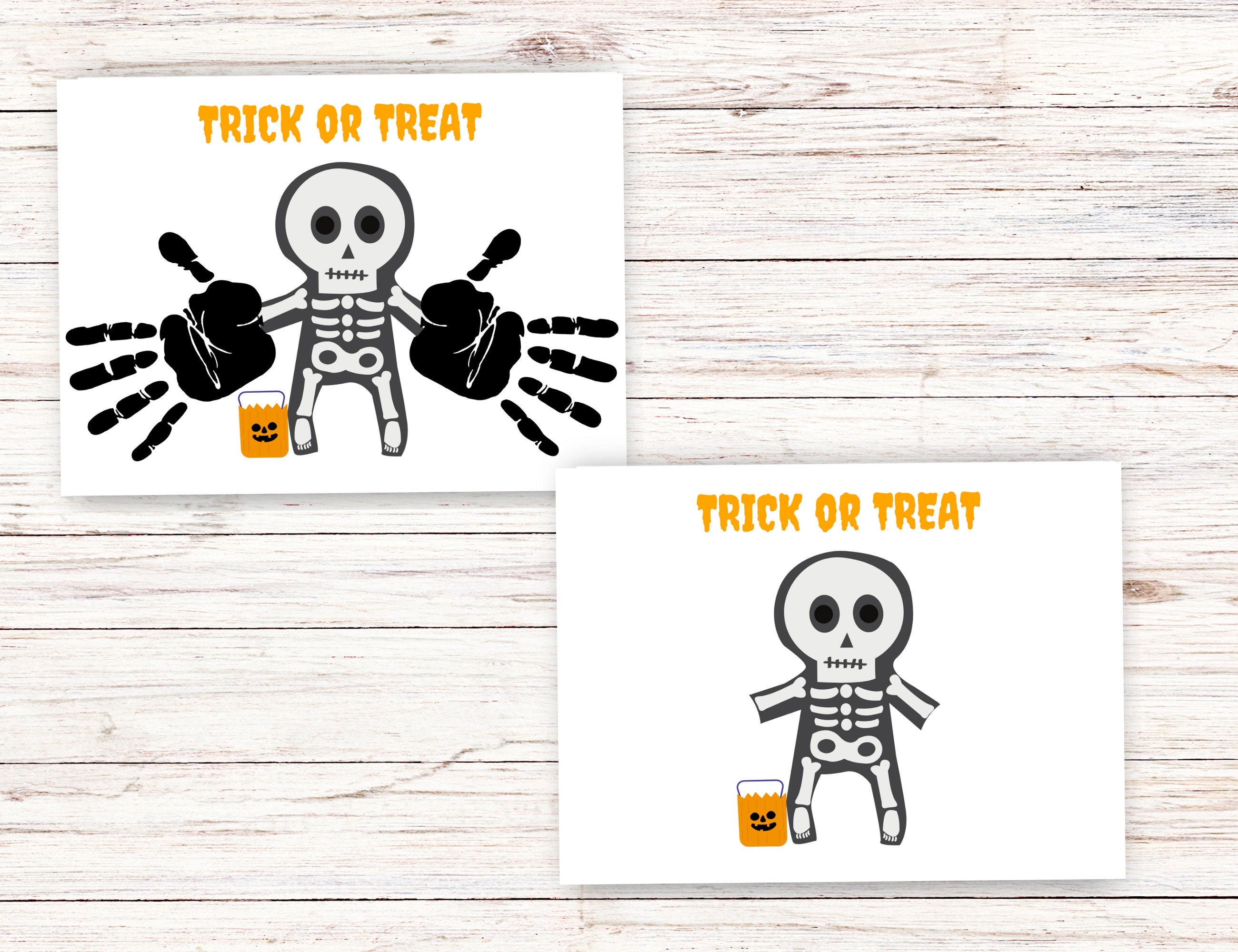 Happy Halloween Handprint Art Craft Keepsake |halloween Handprint ...