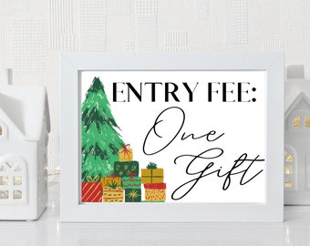 Welcome Party Sign Open Bar Sign Entry Fee: One Shot - Etsy