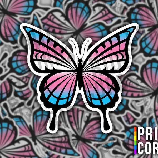 Trans Butterfly - Etsy
