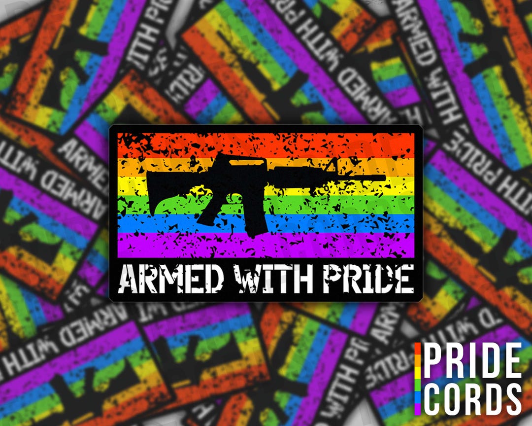 Armed With Pride - Queer Self Defense Rainbow Pride Vinyl Sticker ...