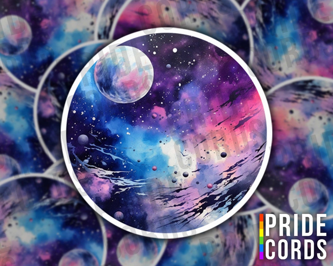 Genderfluid Flag Subtle Watercolor Sticker LGBT Vinyl Sticker - Water ...