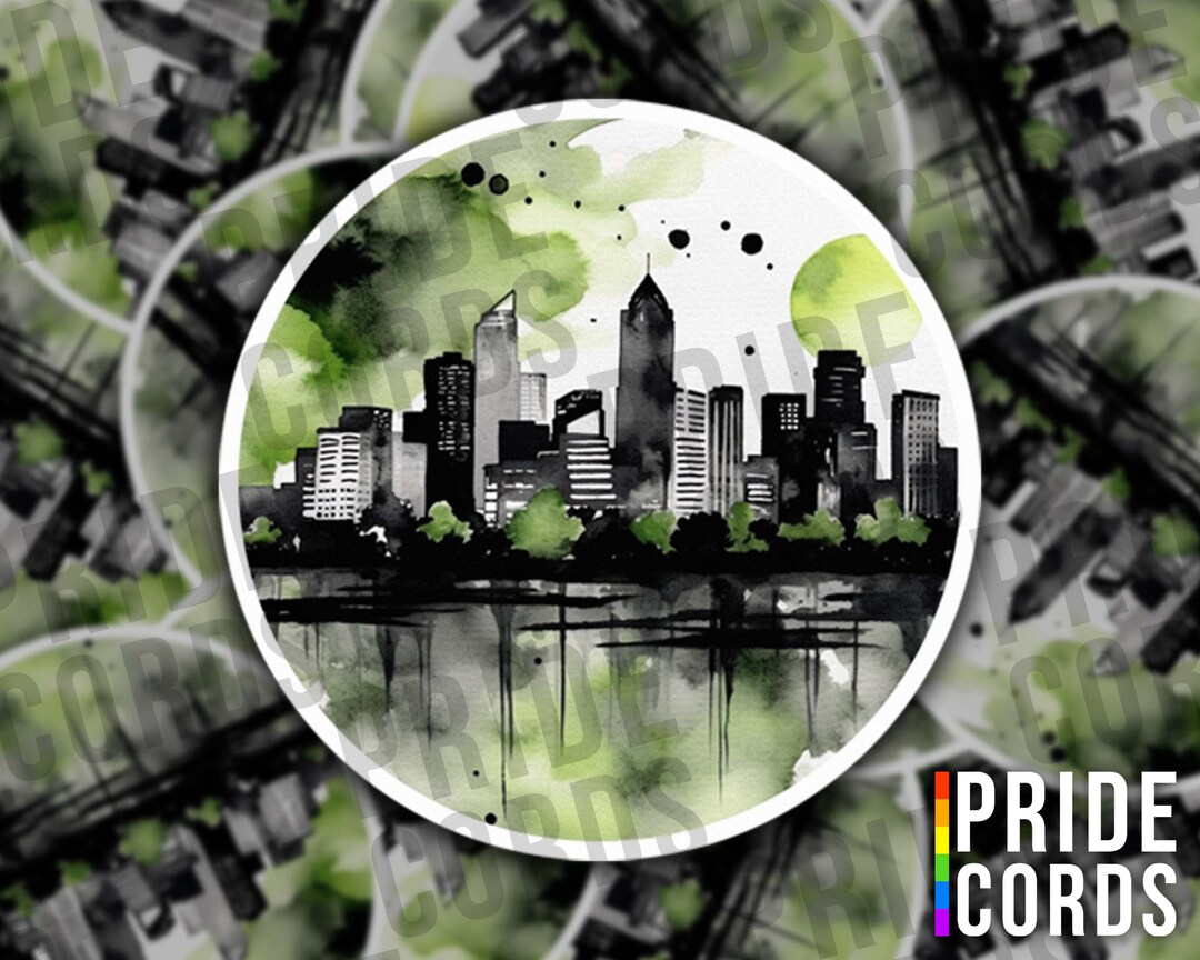 Agender or Aromantic Flag Subtle Watercolor Sticker LGBT Vinyl Sticker ...