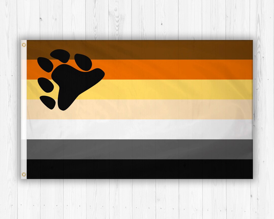 Bear Pride LGBT Flag 3x5 Feet - Etsy