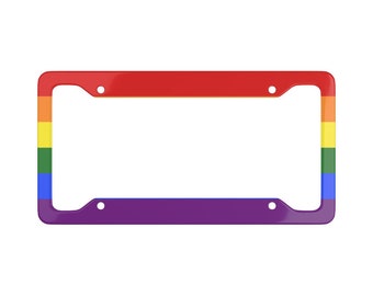 Gay Pride License Plate - Etsy