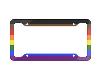 Pride License Plate Frame - Etsy