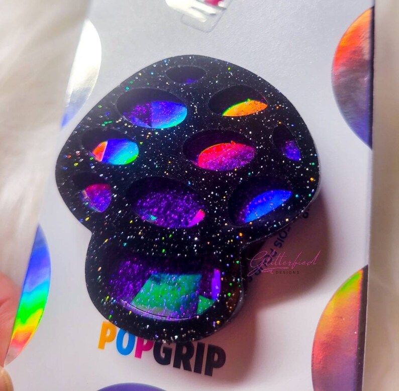 Mushroom Popsocket Popgrip Holographic Popsocket - Etsy
