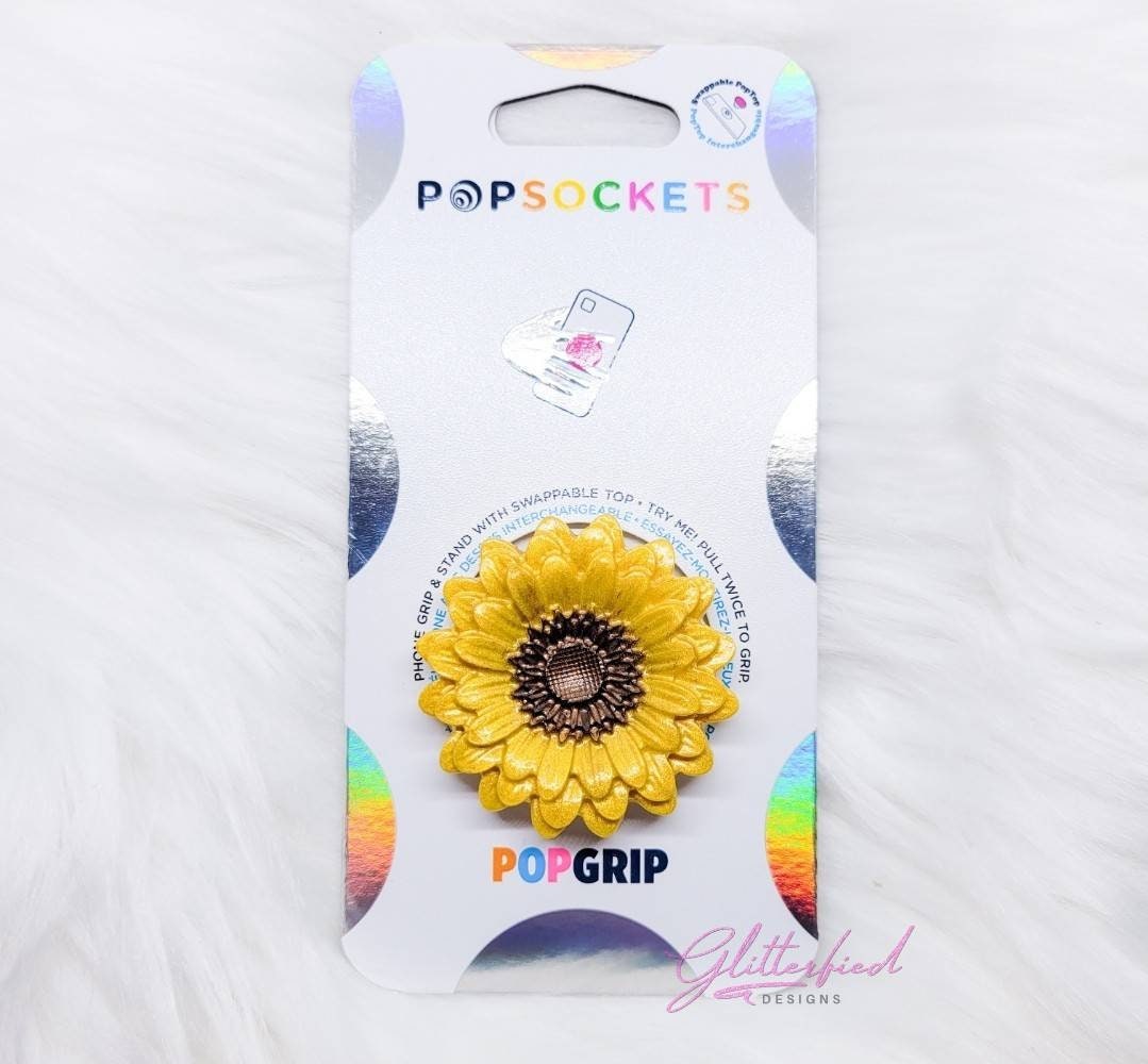 Sunflower Popsocket Sunflower Gifts for Sister Cottagecore - Etsy
