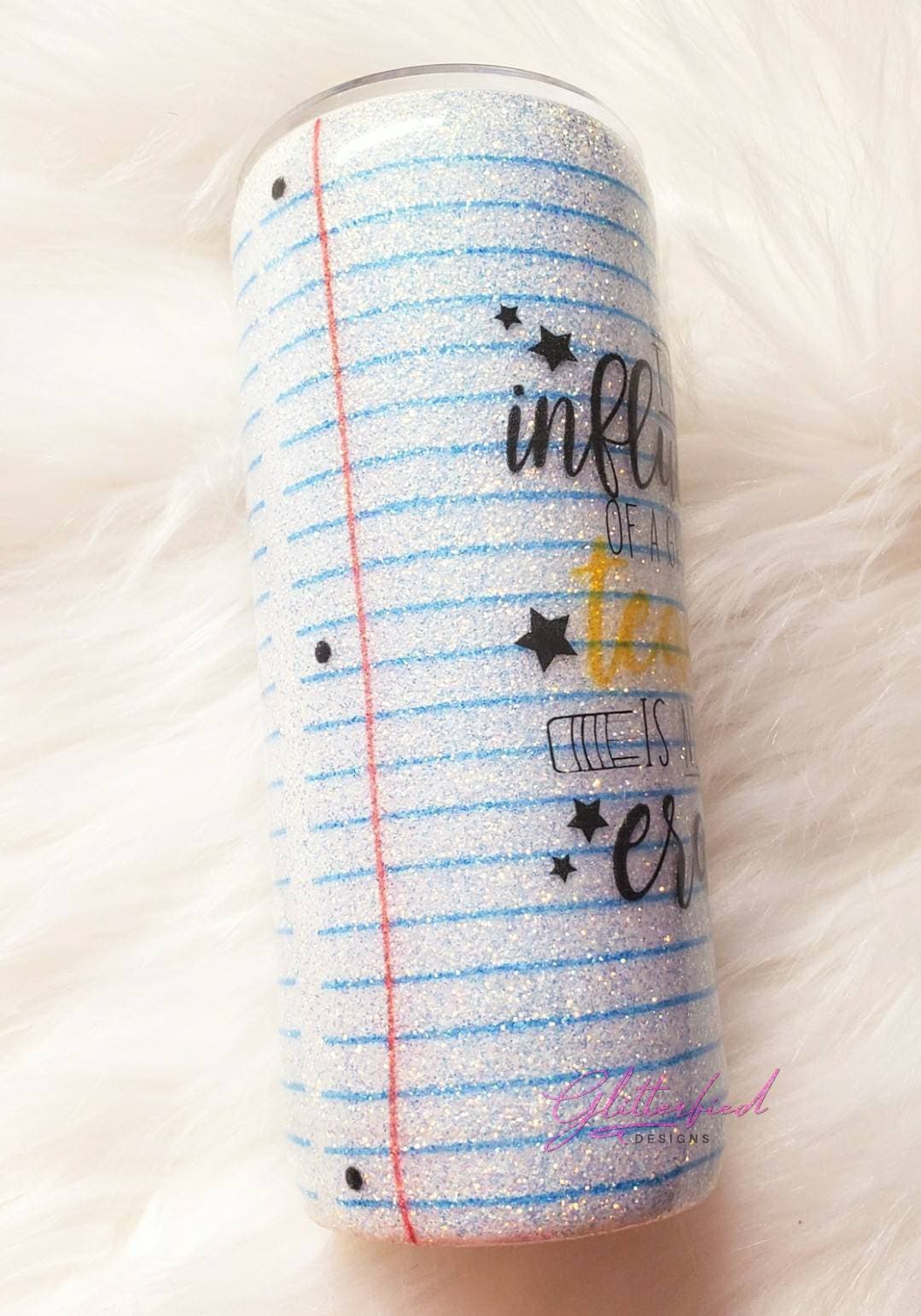 Teacher Tumbler Notebook Tumbler Teacher Gifts Epoxy | Etsy
