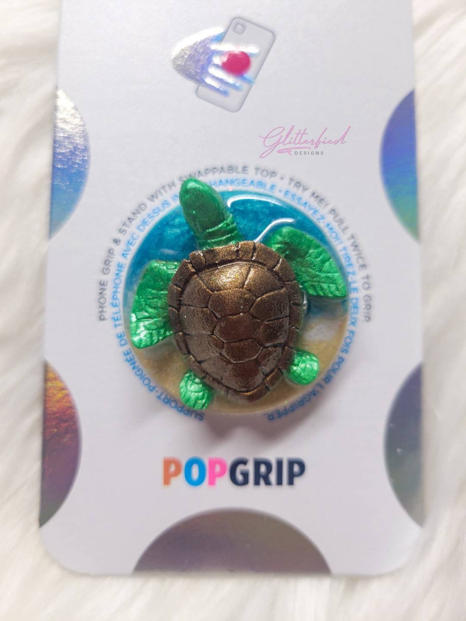 Sea Turtle Popsocket Cute Phone Grip 3D Popsocket Custom - Etsy
