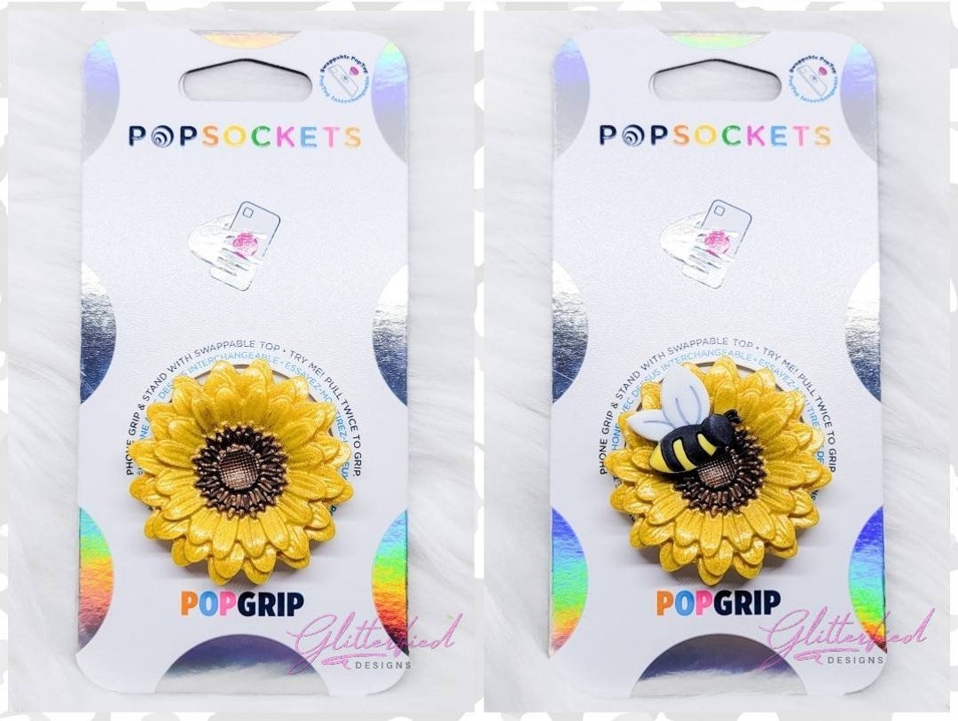 Sunflower Popsocket, Sunflower Gifts for Sister, Cottagecore Popgrip ...