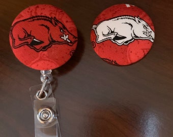Arkansas Razorback Fabric - Etsy