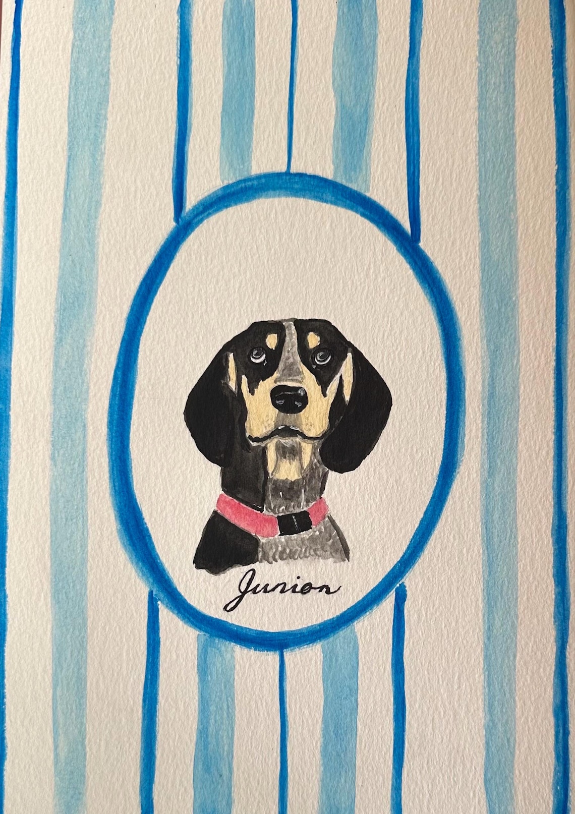 Custom Watercolor Pet Portrait - Etsy
