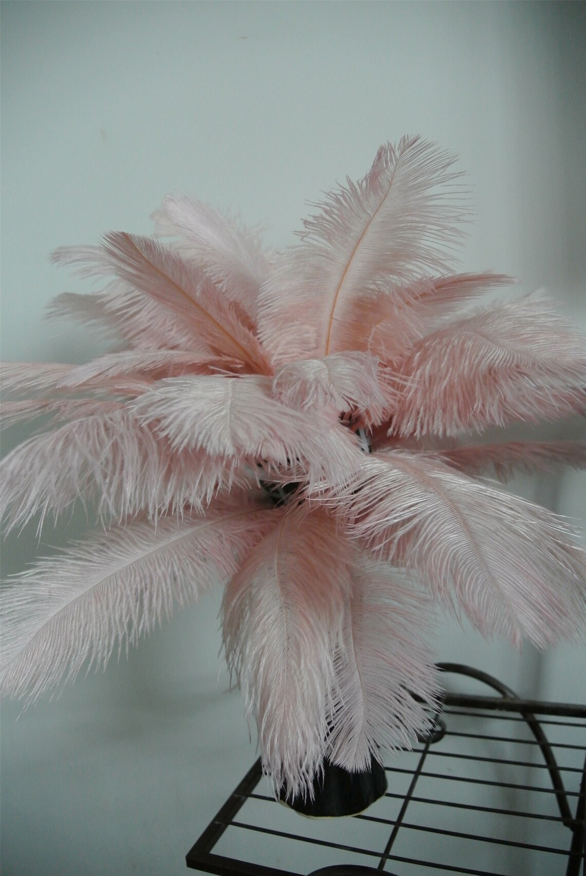 100 Pcs Light Pink Dust Pink Ostrich Feathers Plumes - Etsy