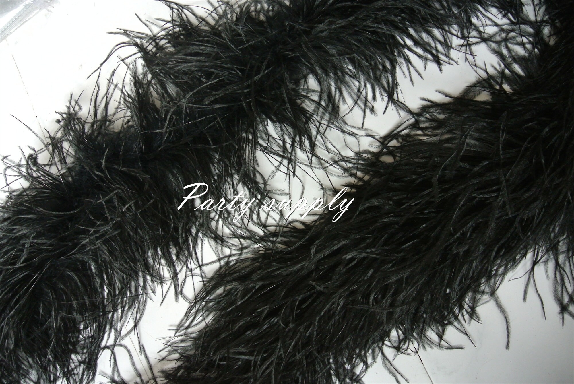 30 Colors Black Ostrich Feather Boa 8 Ply for Wedding Party - Etsy