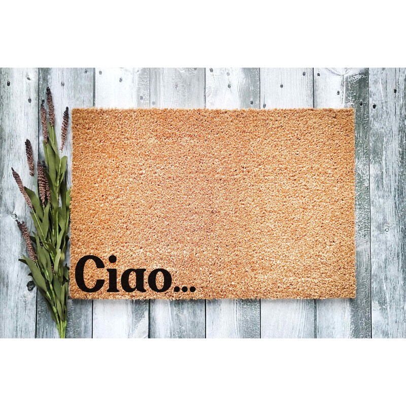 Ciao Doormat - Etsy