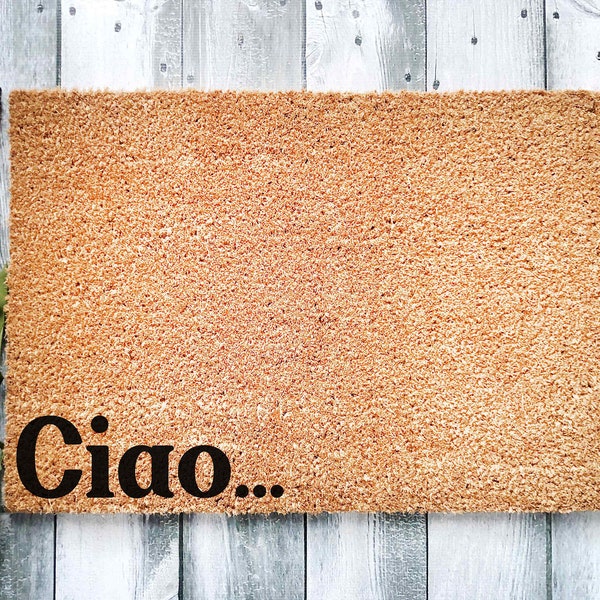 Ciao Doormat - Etsy
