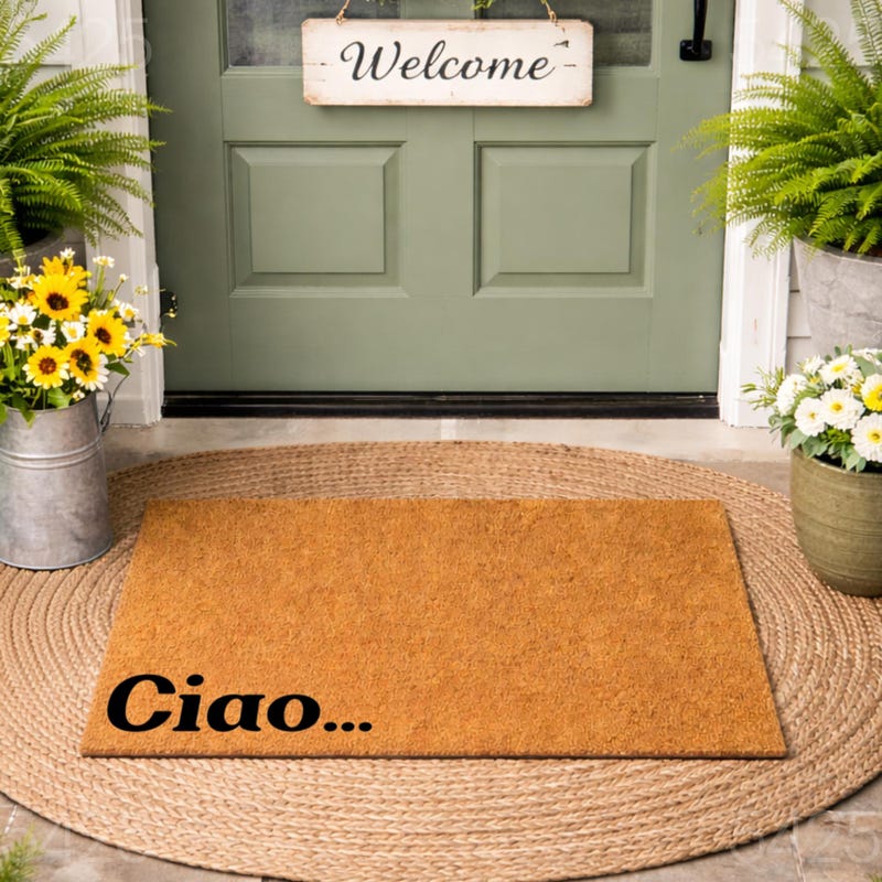 Ciao Doormat - Etsy