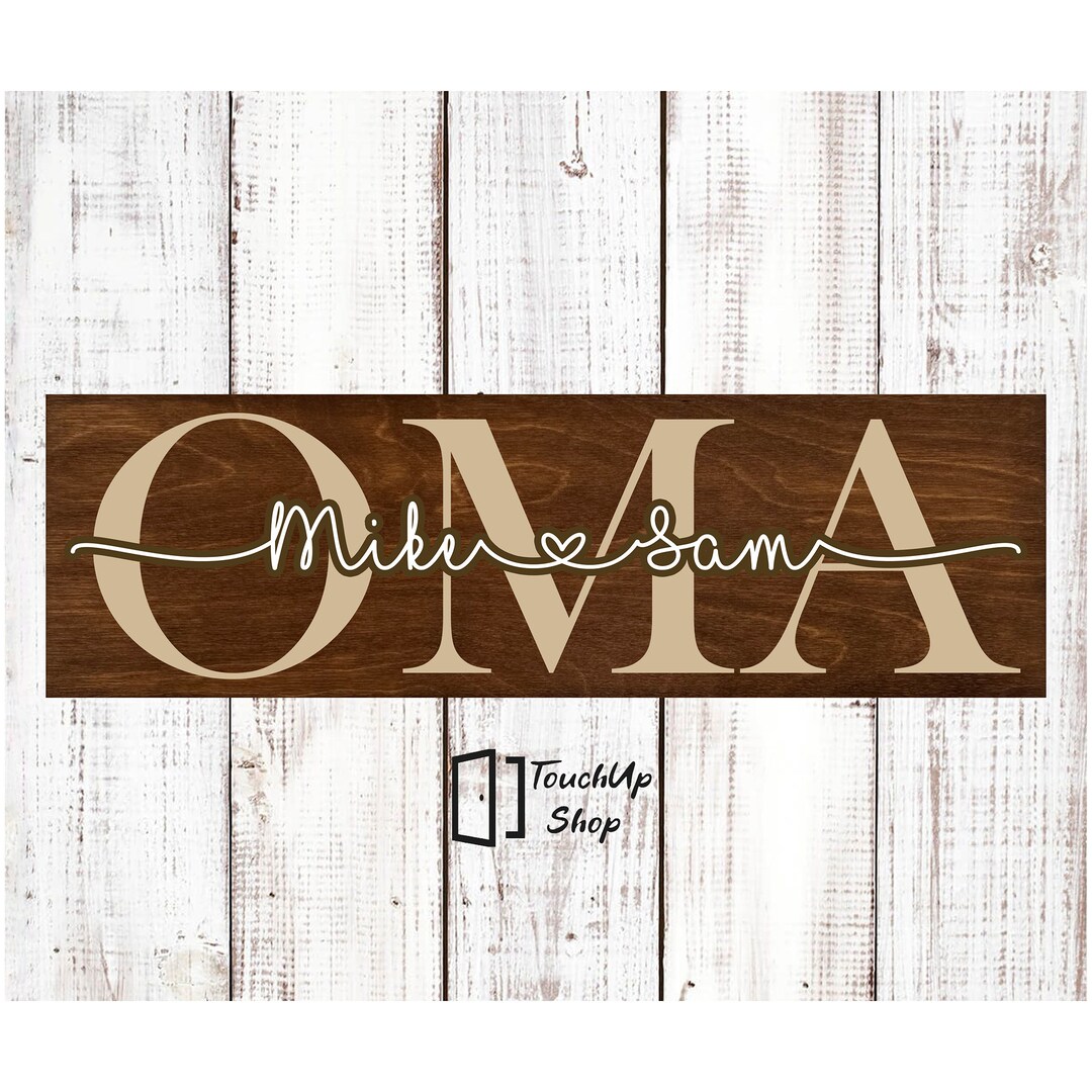 Birthday Gift for Grandma - Personalized Name Wall Sign 7415 Christmas ...