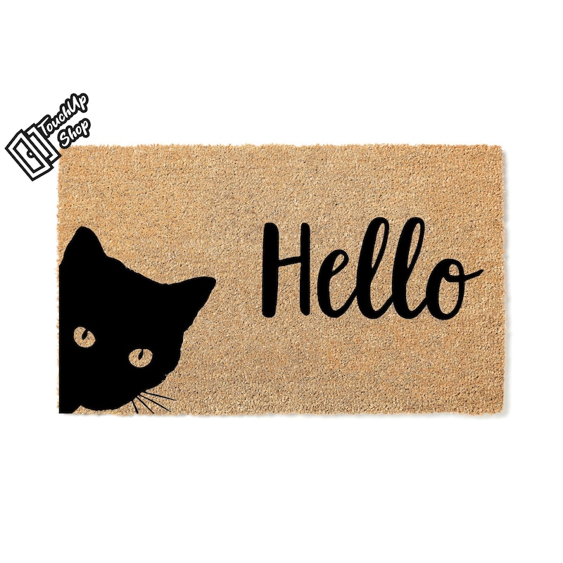 Cat Themed Indoor Mat - Etsy