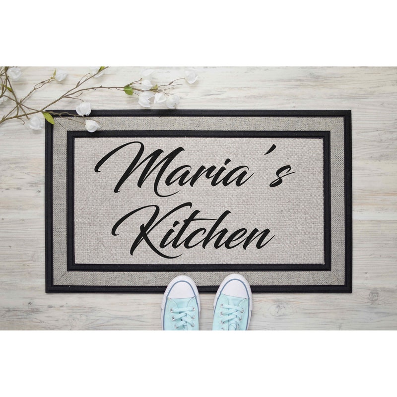 Custom Kitchen Mat - Etsy