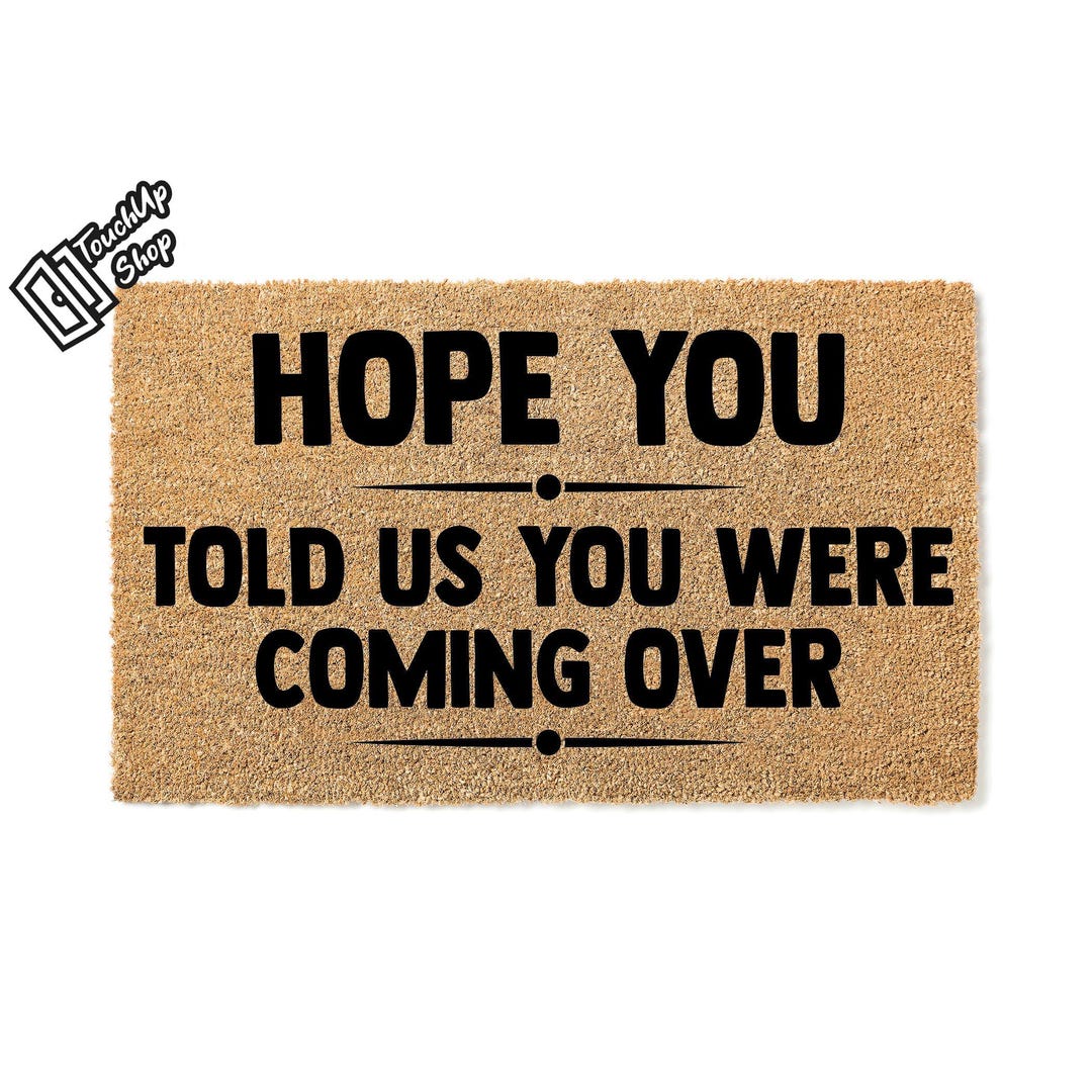 Welcome Door Mat: New Home Message - Front Porch Rug 5955 - Etsy