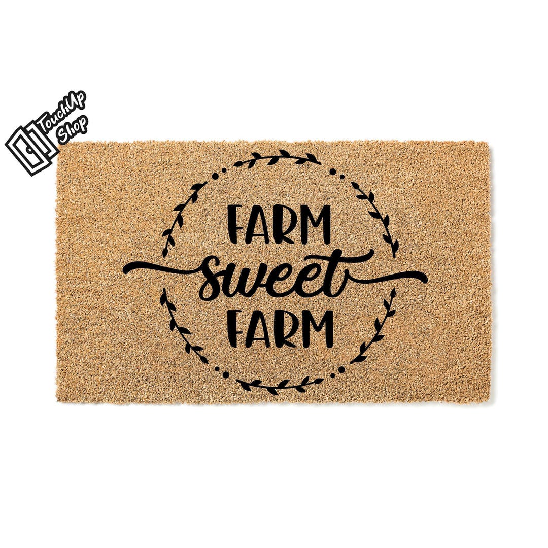 Farm Sweet Farm Doormat - First Home and Closing Gift 6047** - Etsy