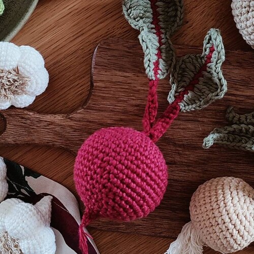 Crochet Beet Vegetables Toy. Shop Accessories. Pretend Play - Etsy