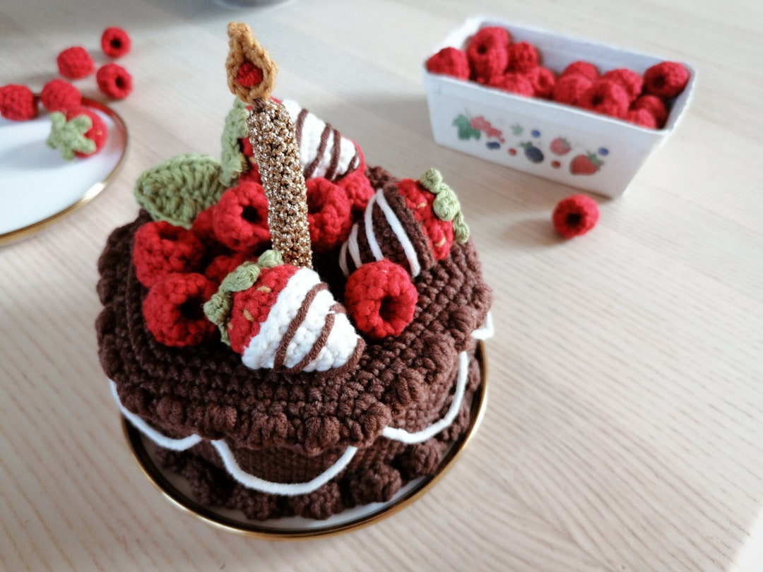 Chocolate Cake for Children's Play Kitchen, Play Confectionery or ...