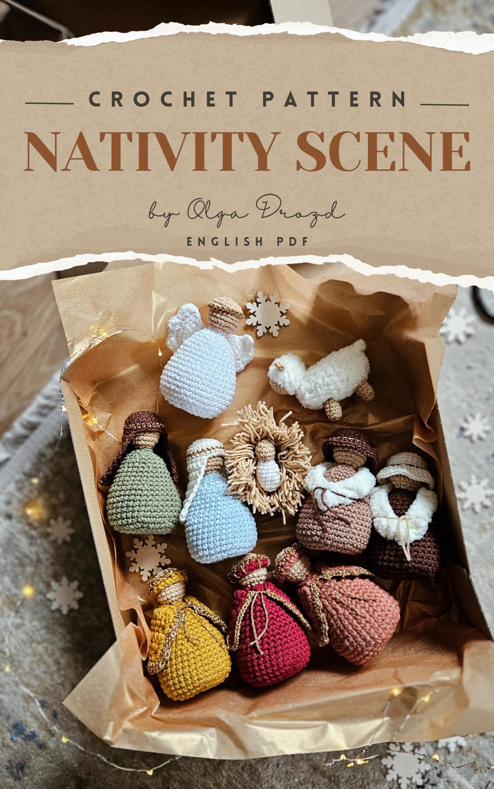 Nativity Scene CROCHET PATTERN. PDF. Christmas Nativity Set, Amigurumi ...
