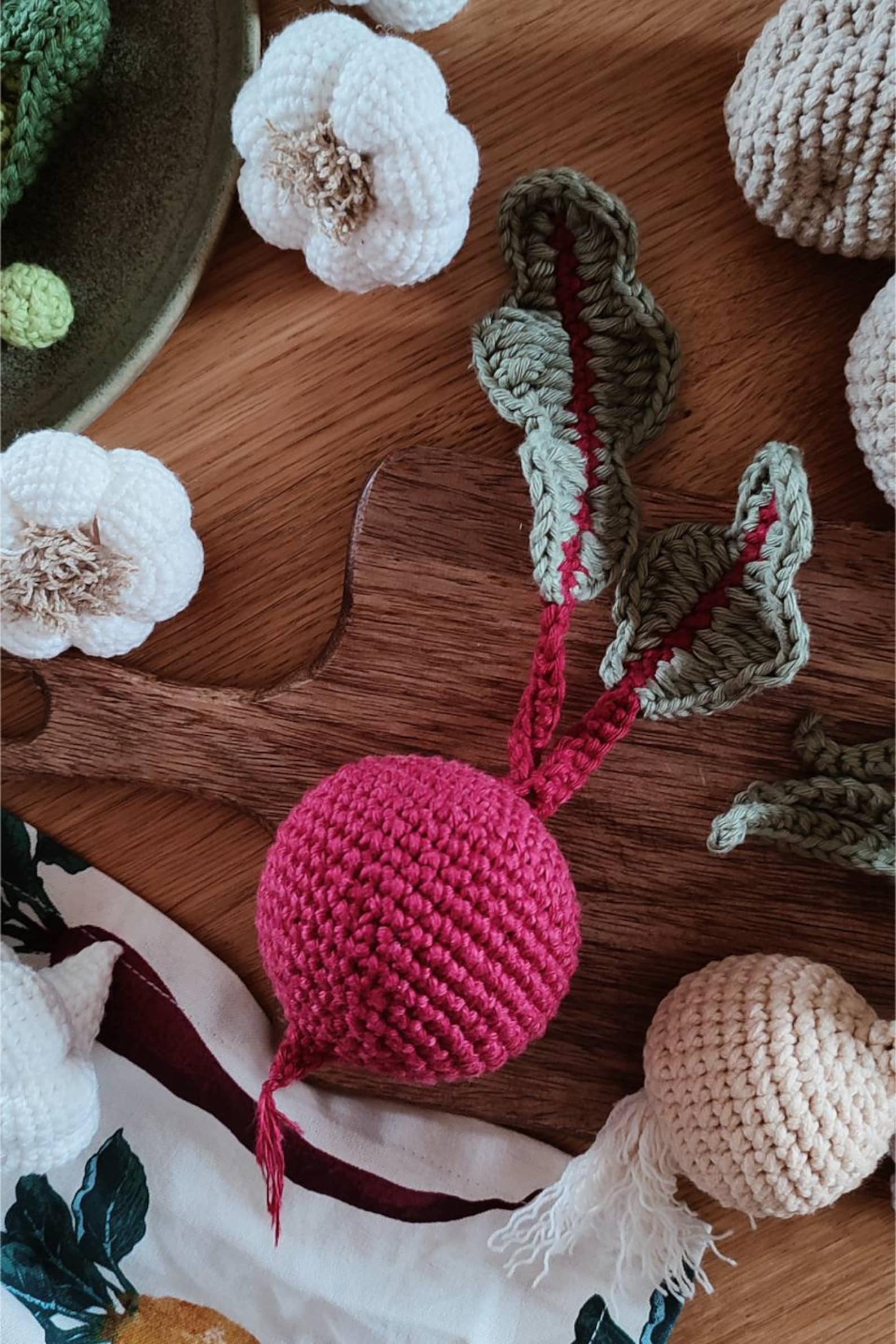 Crochet Beet Vegetables Toy. Shop Accessories. Pretend Play - Etsy