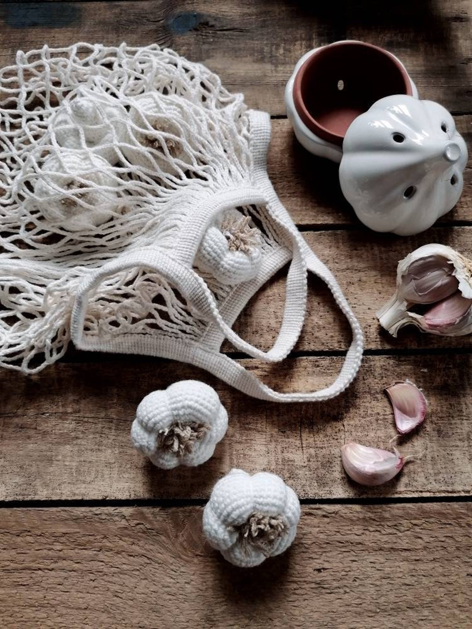 Crochet Garlic Crochet Food for Kids Decoration for Kitchen - Etsy Canada
