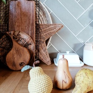 Fruit Pear for Play Kids Kitchen, Educational Toys for Toddler, Pretend ...
