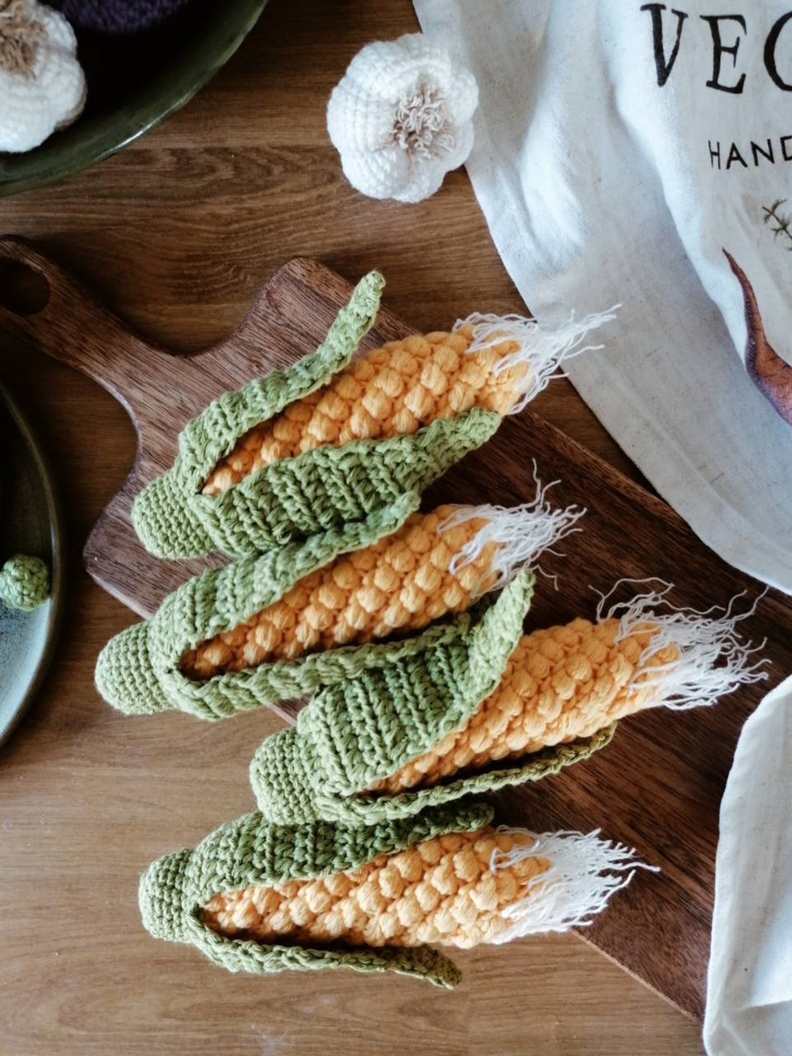 Crochet Corn. Pretend Play Food Play Kids Kitchen | Etsy