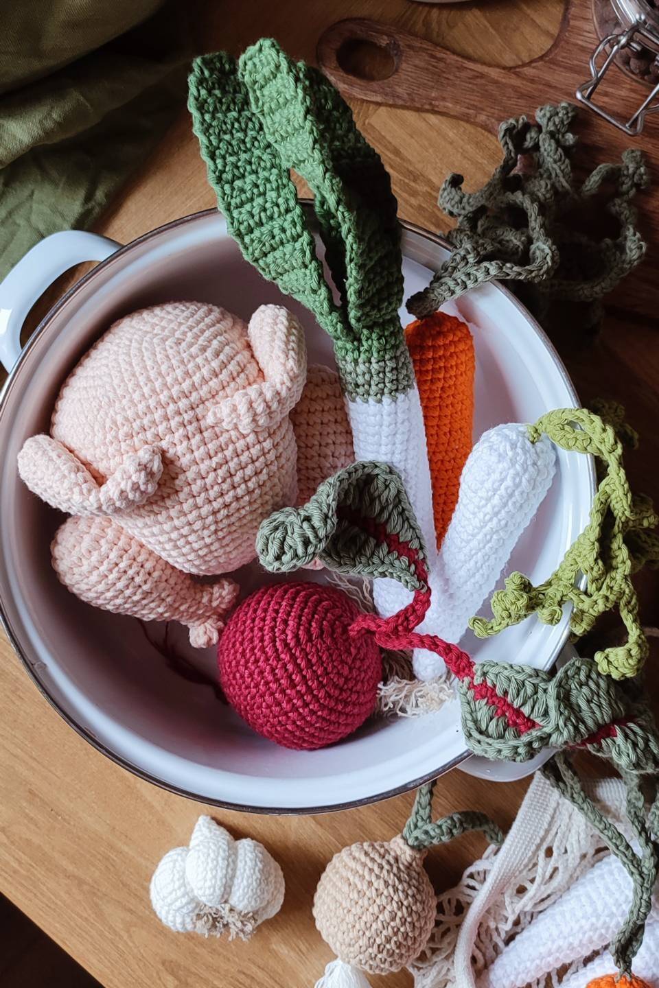 Crochet Beet Vegetables Toy. Shop Accessories. Pretend Play - Etsy