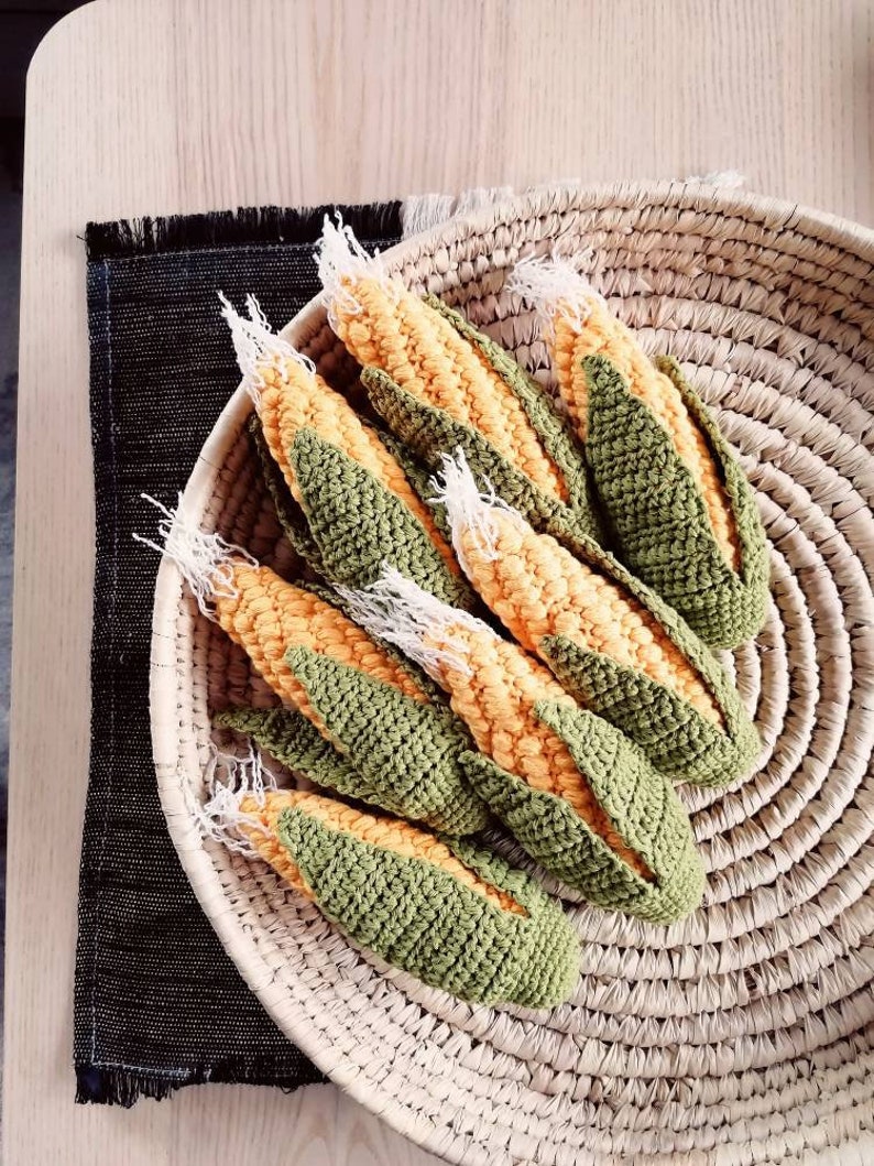 Crochet Corn. Pretend Play Food Play Kids Kitchen | Etsy