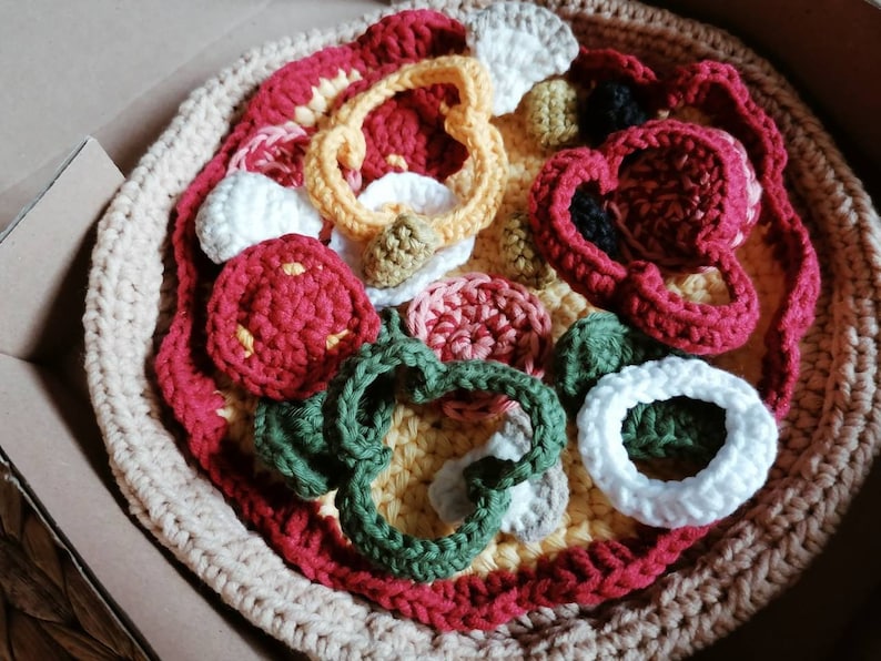 Pizza Toppings for Play Kids Kitchen Compose Your Pizza - Etsy