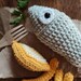 Crochet Set Food Fish Dinner Play Kitchen Play Restaurant - Etsy