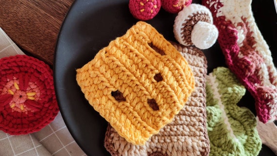 Slice Of Swiss Cheese Crochet Pattern