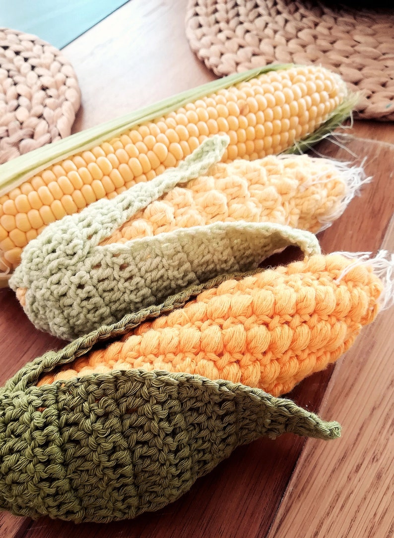 Crochet Corn. Pretend Play Food Play Kids Kitchen | Etsy