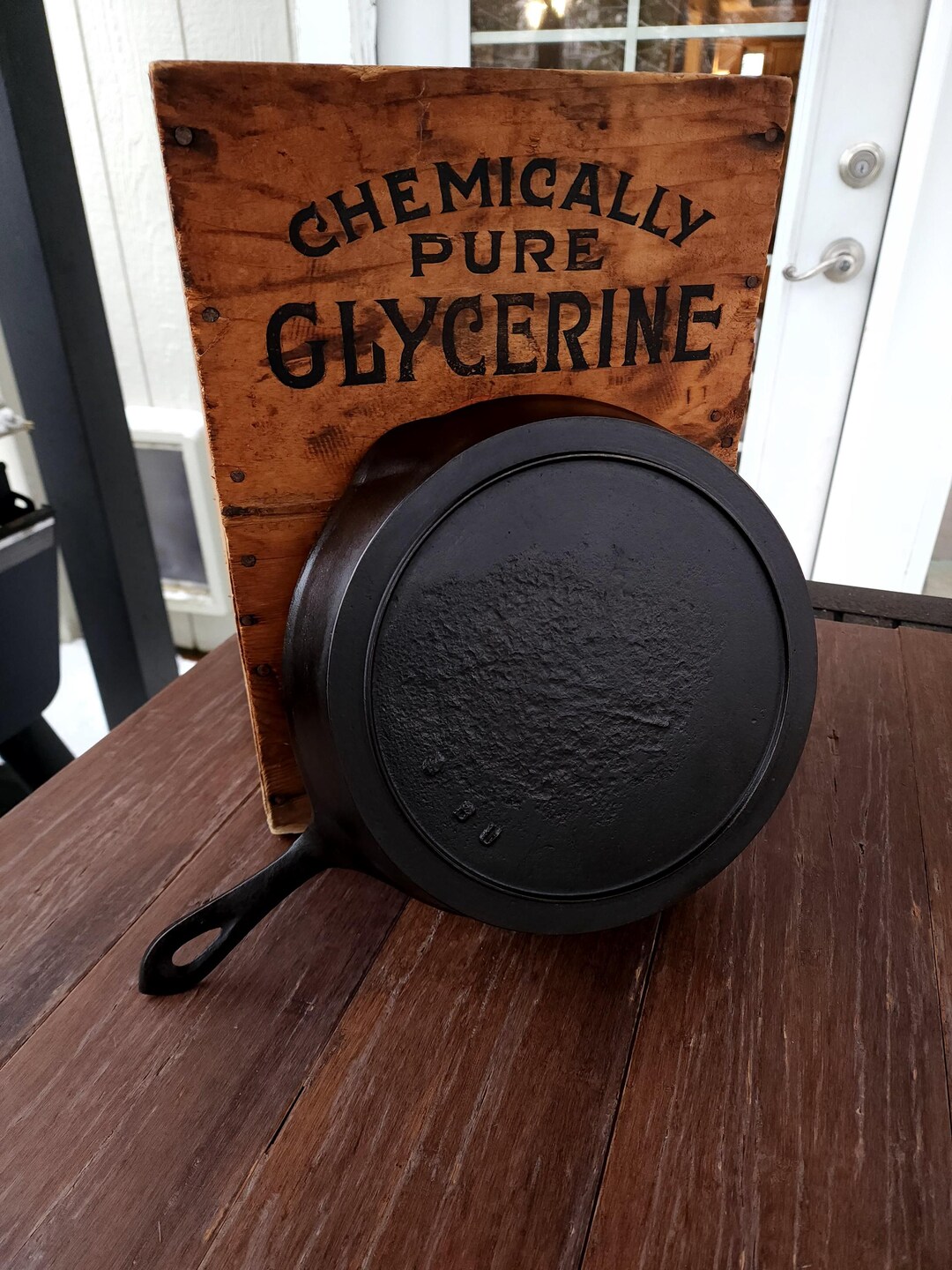 Antique Cast Iron Skillet With Gate Mark Restored - Etsy