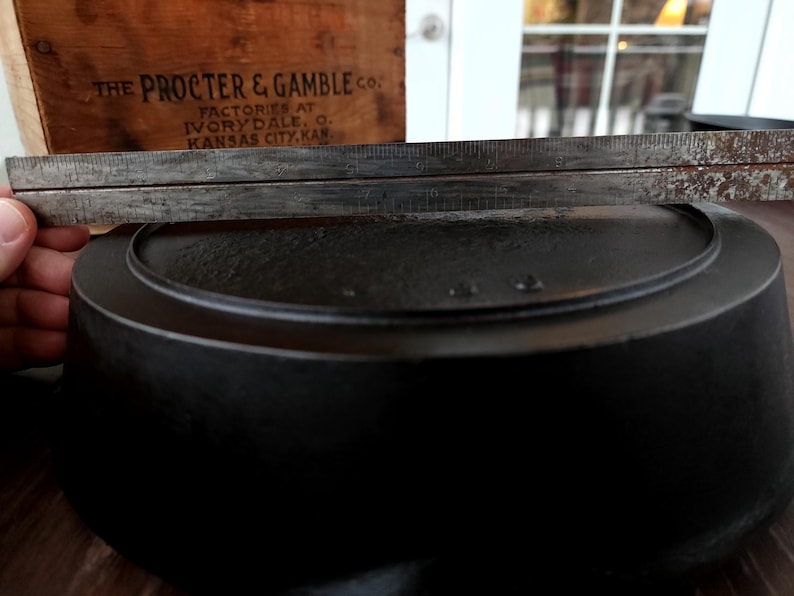 Antique Cast Iron Skillet With Gate Mark Restored - Etsy